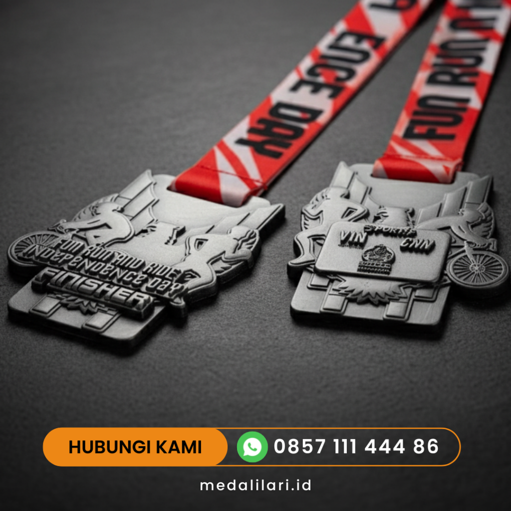 Medali Fun Run And Ride Independence Day 2025 – Medali Lari